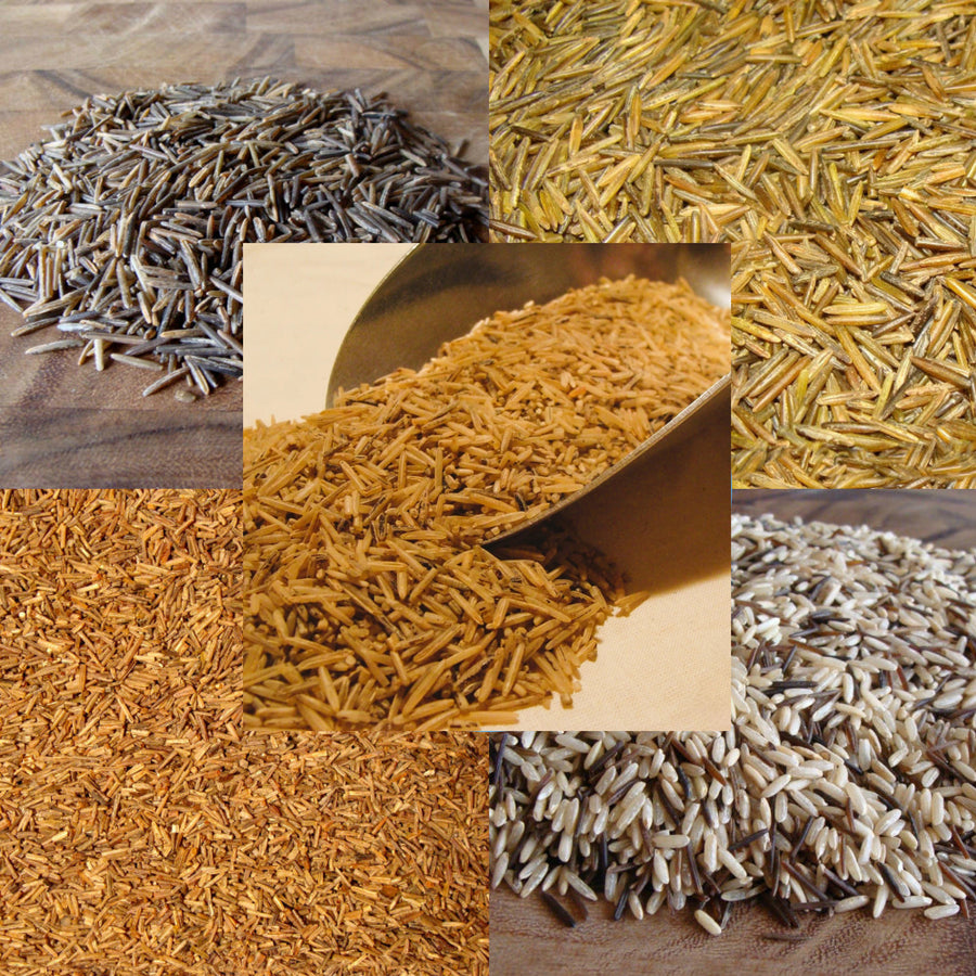 Bineshii wild rice hand harvested, cedar wood parched and other goods ...